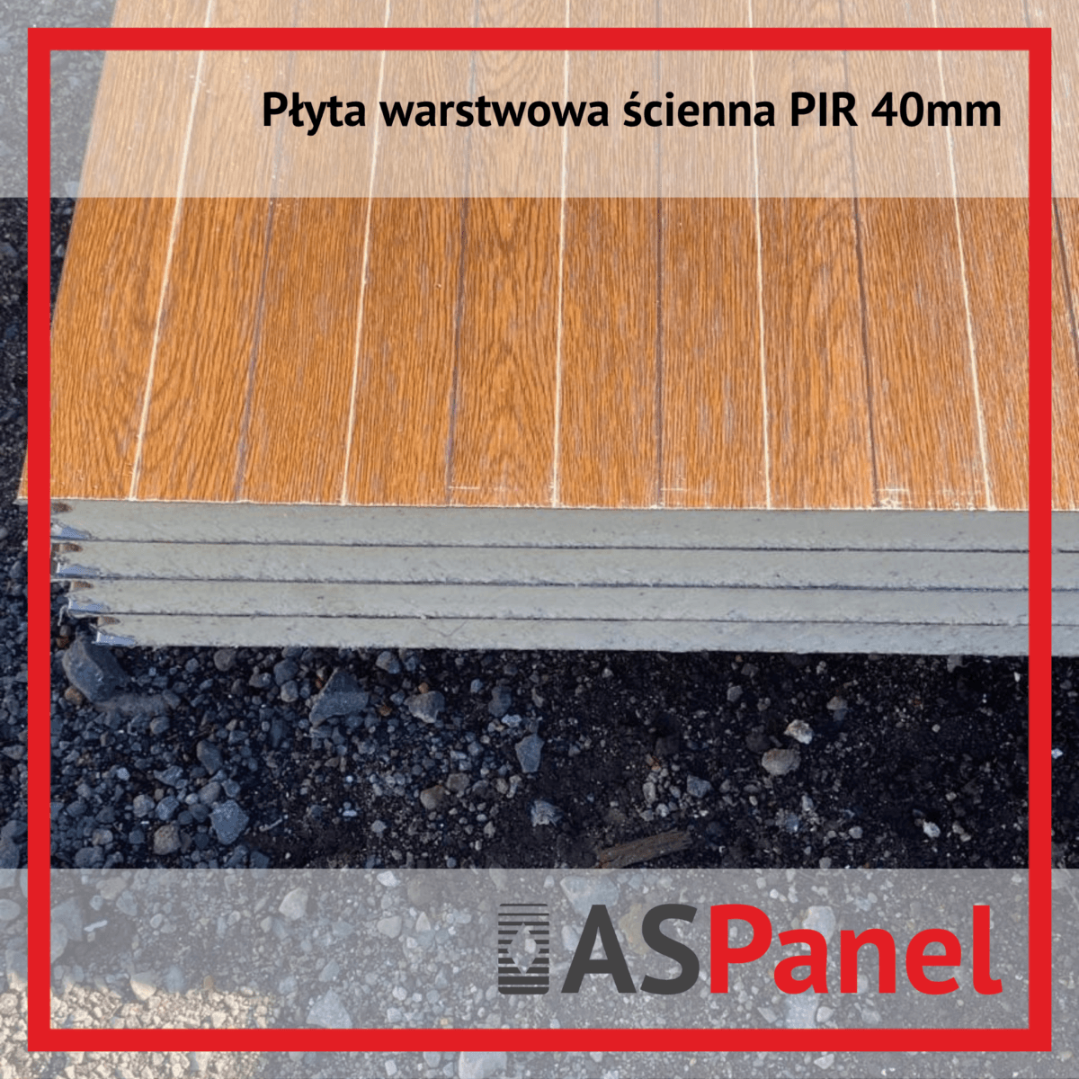 Płyta warstwowa PIR ścienna drewnopodobna 40mm OD RĘKI!!!!